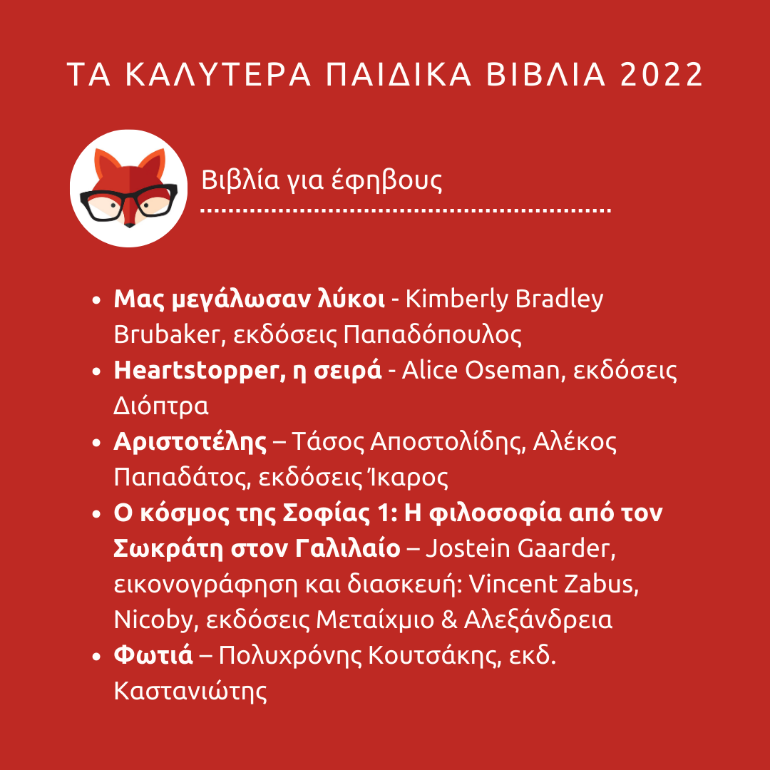 Τα καλύτερα βιβλία του 2022 - Κόκκινη Αλεπού